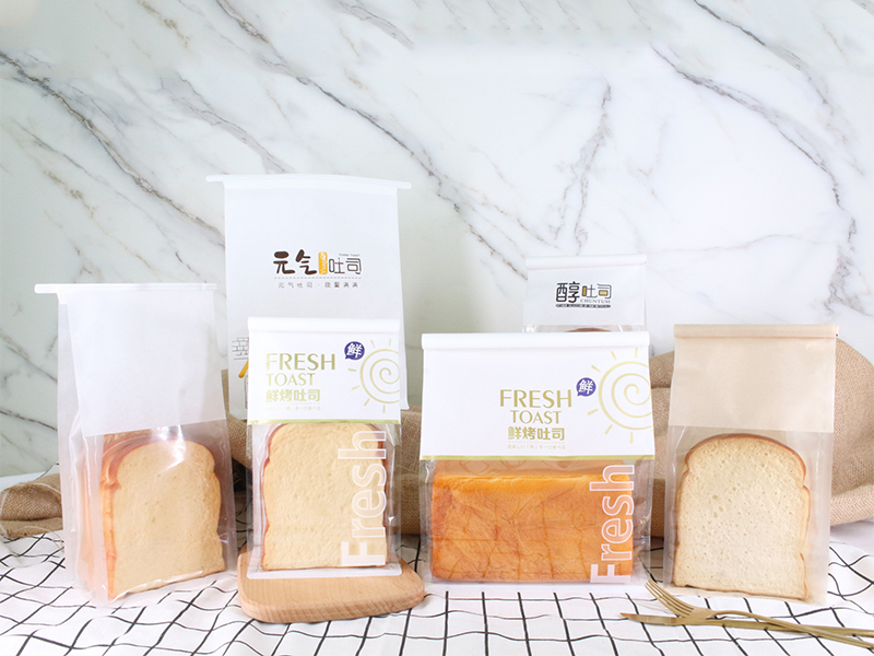 China Custom Eight-side Seal Bread And Toast Packaging Baked Food Bags ...